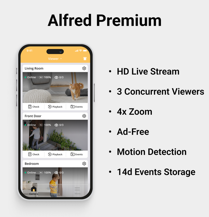 Alfred Premium – AlfredCamera