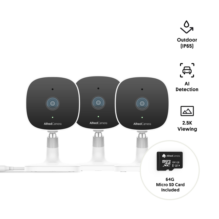 [3-Pack] AlfredCam Plus - Indoor & Outdoor Security Camera – AlfredCamera